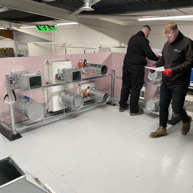 Lindab Fire Damper Installation Course by Hasman